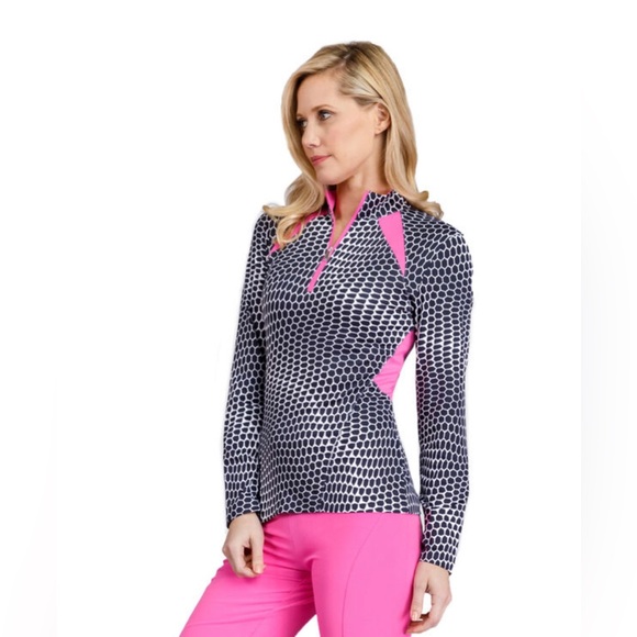 Tail | Tops | Tail Printed 4 Zip Long Sleeve Pullover | Poshmark